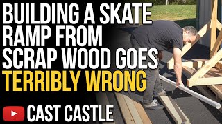 Building A Skate Ramp From Scrap Wood Goes TERRIBLY WRONG | TIMCAST