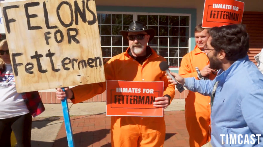 WATCH: Fetterman Rally Met with Satirical Protest from 'Inmates for ...