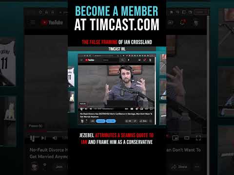 Timcast IRL - The False Framing Of Ian Crossland #shorts | TIMCAST