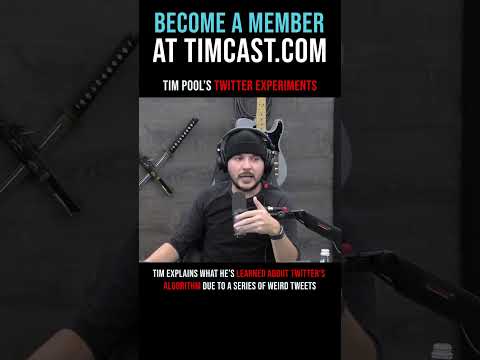 Timcast IRL - Tim Pool’s Twitter Experiments #shorts | TIMCAST