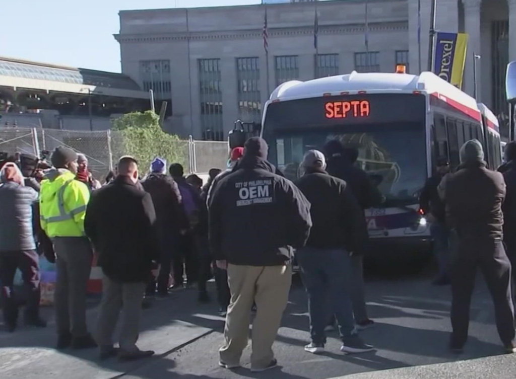 Second Bus of Illegal Immigrants Arrives in Philadelphia from Texas ...