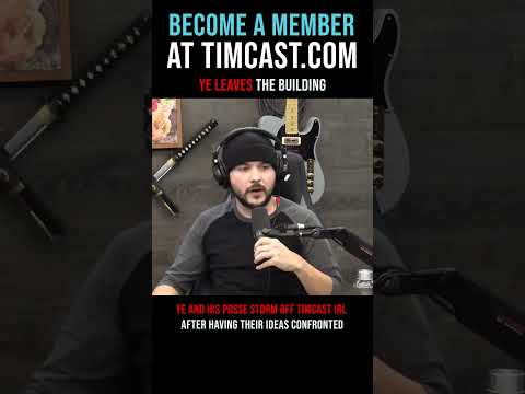 Timcast IRL - Ye Leaves The Building #shorts | TIMCAST