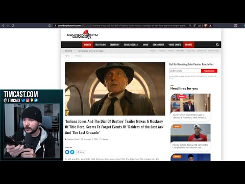 New Indiana Jones GETS WOKE GOES BROKE, Test Shows BOMB, Disney Rumored ...