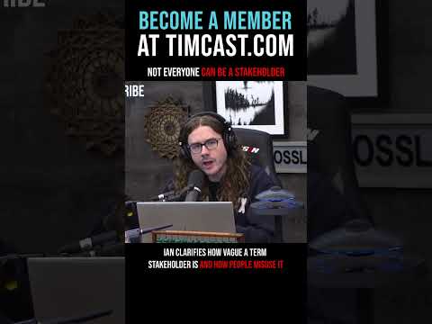 Timcast IRL - Not Everyone Can Be A Stakeholder #shorts | TIMCAST