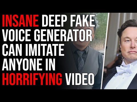 INSANE Deep Fake Voice Generator Can Imitate ANYONE In Horrifying Video ...