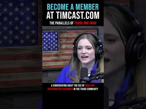 Timcast IRL - The Parallels Of Trans And Drag #shorts | TIMCAST