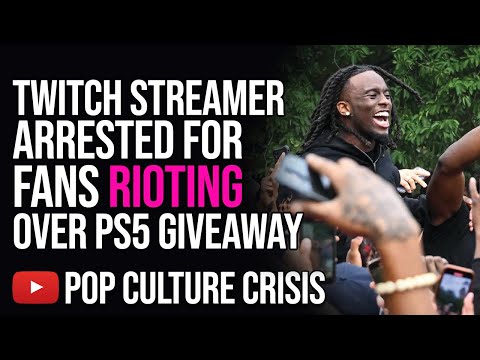 Twitch Streamer Kai Cenat Arrested For INCITING RIOT at NYC Meet and ...