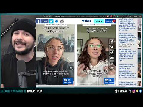 Women DEMAND Lazy Girl Jobs Sparking Viral TikTok Trend, Women REJECT ...