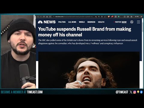 YouTube SHUT DOWN Russell Brand, DISABLES Monetization, BBC PULLS Shows ...