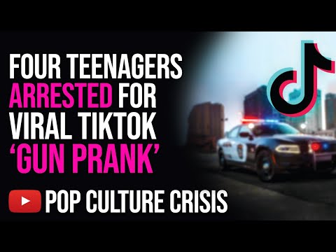 Four Teenagers ARRESTED For Viral TikTok 'Gun Prank' | TIMCAST