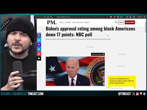Democrats PANIC As Biden DROPS 17% Among Black Voters, Trump Black Vote SURGING Signaling 2024 ...