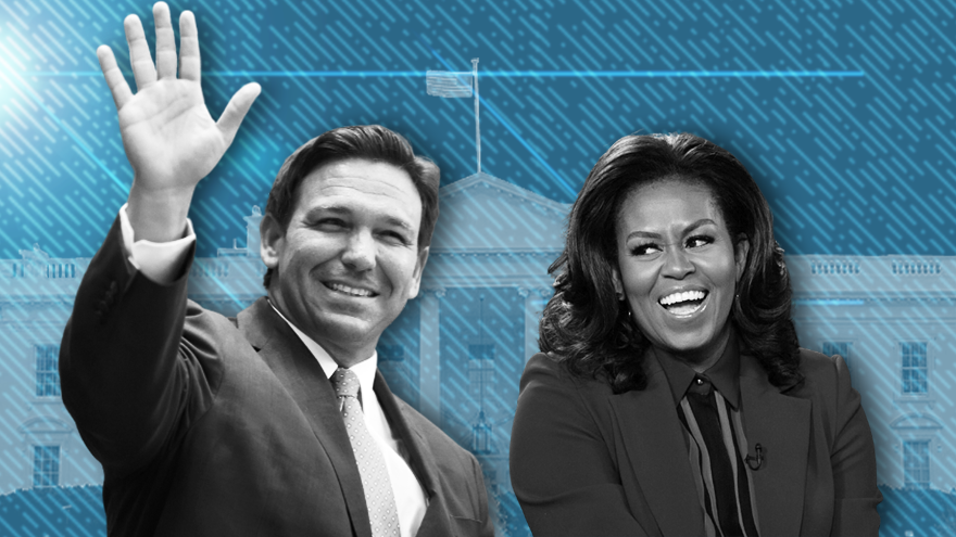 Election Betting Odds Show Ron DeSantis Tied With Michelle Obama For ...