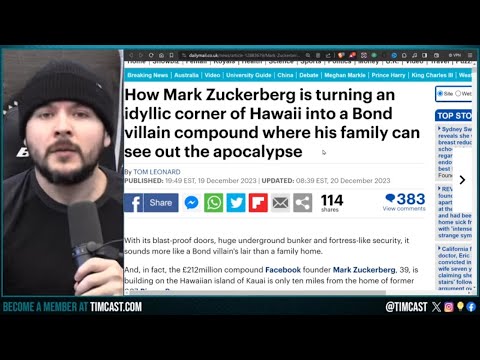 Mark Zuckerberg Building $250M Apocalypse Bunker, Ultra Rich preparing ...