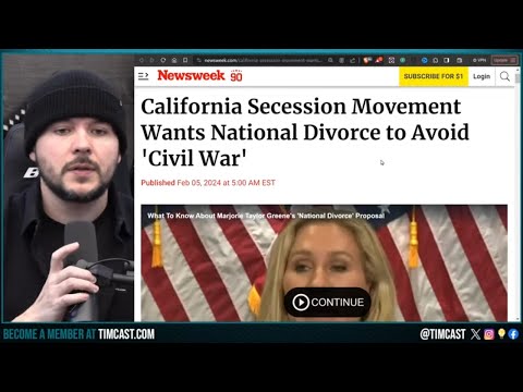 California Secessionists Call For NATIONAL DIVORCE To Avoid CIVIL WAR ...