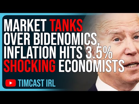 Market TANKS Over Bidenomics, Inflation Hits 3.5% SHOCKING Economists ...