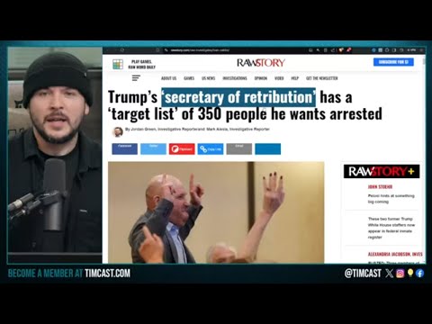 Democrats PANIC Over Trump's RETRIBUTION SECRETARY, List Of 350 People To BE JAILED Parks Fear ...