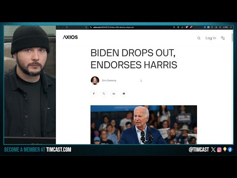 BIDEN DROPS OUT, KAMALA Endorsed, Democrats IN PANIC With NO NOMINEE 3 Months Out | TimcastNews ...