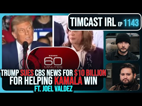 Trump SUES CBS News For $10B For Helping Kamala, Election Interference ...
