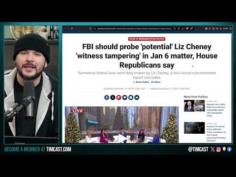 Democrats PANIC Over Potential FBI PROBE Into Liz Cheney WITNES TAMPERING, Say She Broke Federal ...