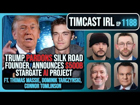 Trump PARDONS Silk Road Founder Ross Ulbricht w/Dominik Tarczynski & Thomas Massie | Timcast IRL ...