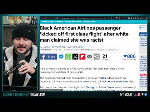 Black Women REMOVED From Flight For Being RACIST To White Man She ...