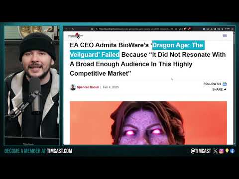 Woke Game DragonAge FAILED, WOKE IS BROKE, EA Says NO ONE Would Buy It ...