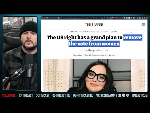 Trump & MAGA Will END Women's Right To Vote Warns Feminist | Tim Pool ...